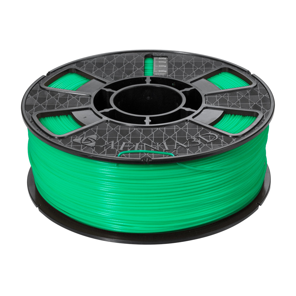 Premium ABS PLUS Filament, 1 kg, Green – Afinia 3D Store